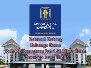 Slide Presentasi Promosi Mahasiswa Baru UII 2014-2015 | PPTX