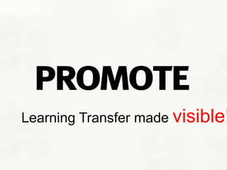 Promote - Learning Transfer Platform | PPTX