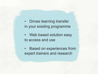 Promote - Learning Transfer Platform | PPTX