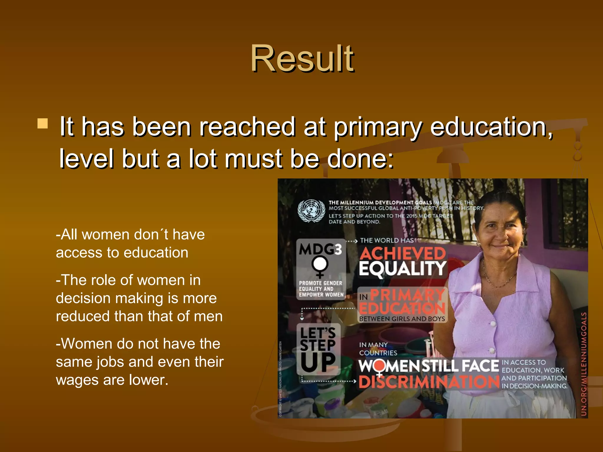 Promote gender equality and empower women | PPT