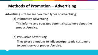 PROMOTE PRODUCT AND SERVICES -MARKETING PPT.pptx