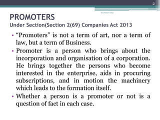 Company Promoters