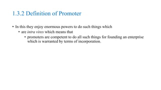 21032018-C4E-Promoters: Their Position, Powers, Duties And Liabilities ...