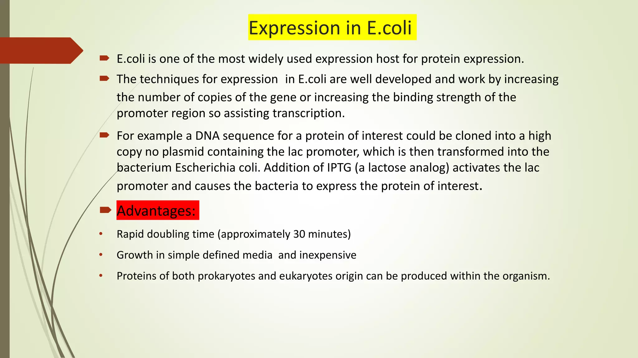 Promoters used in expression vectors | PPTX