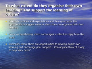 Promoting Seal In The Classroom Practical Suggestions | PPT