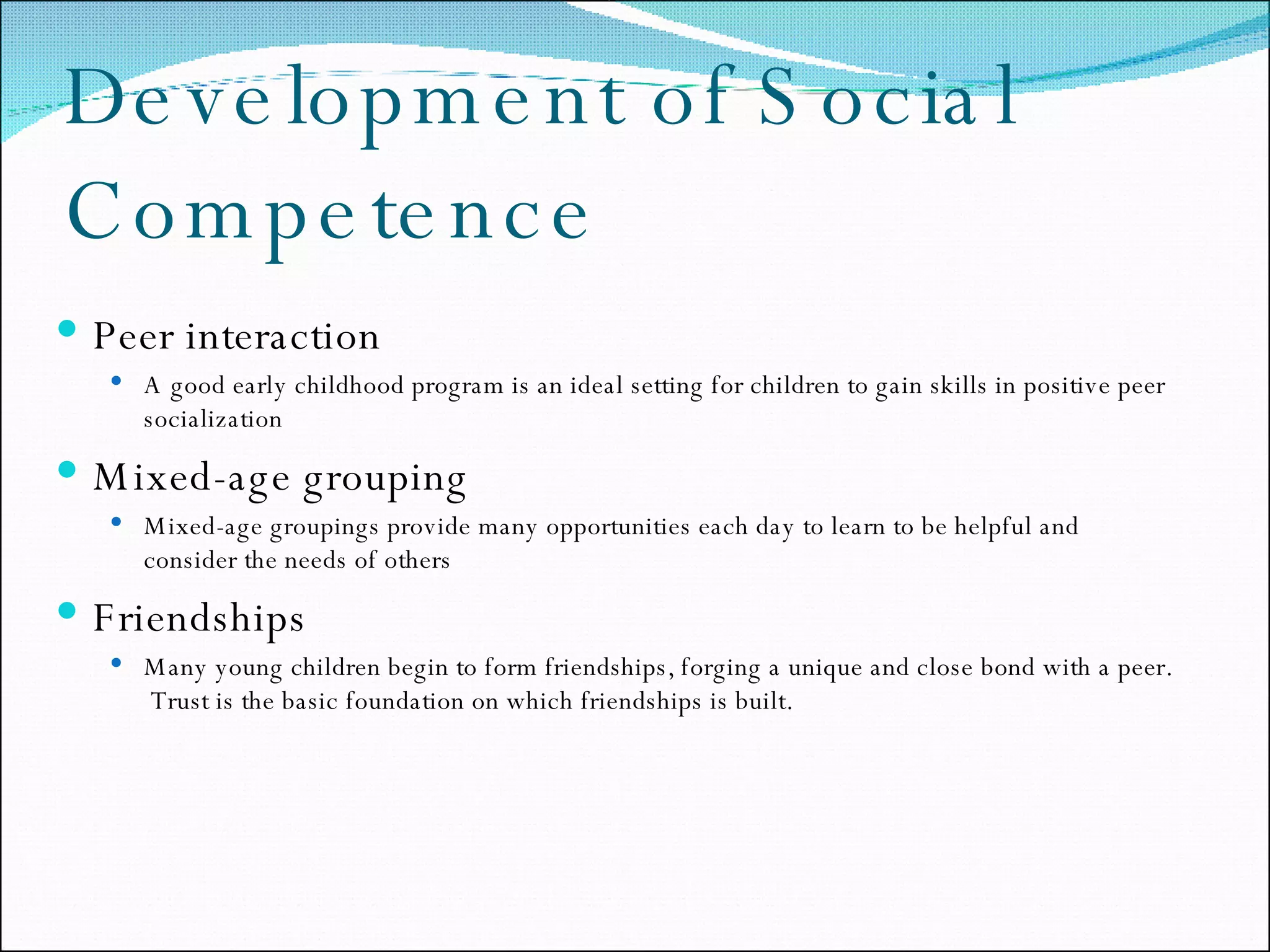 Promoting Social Development | PPT