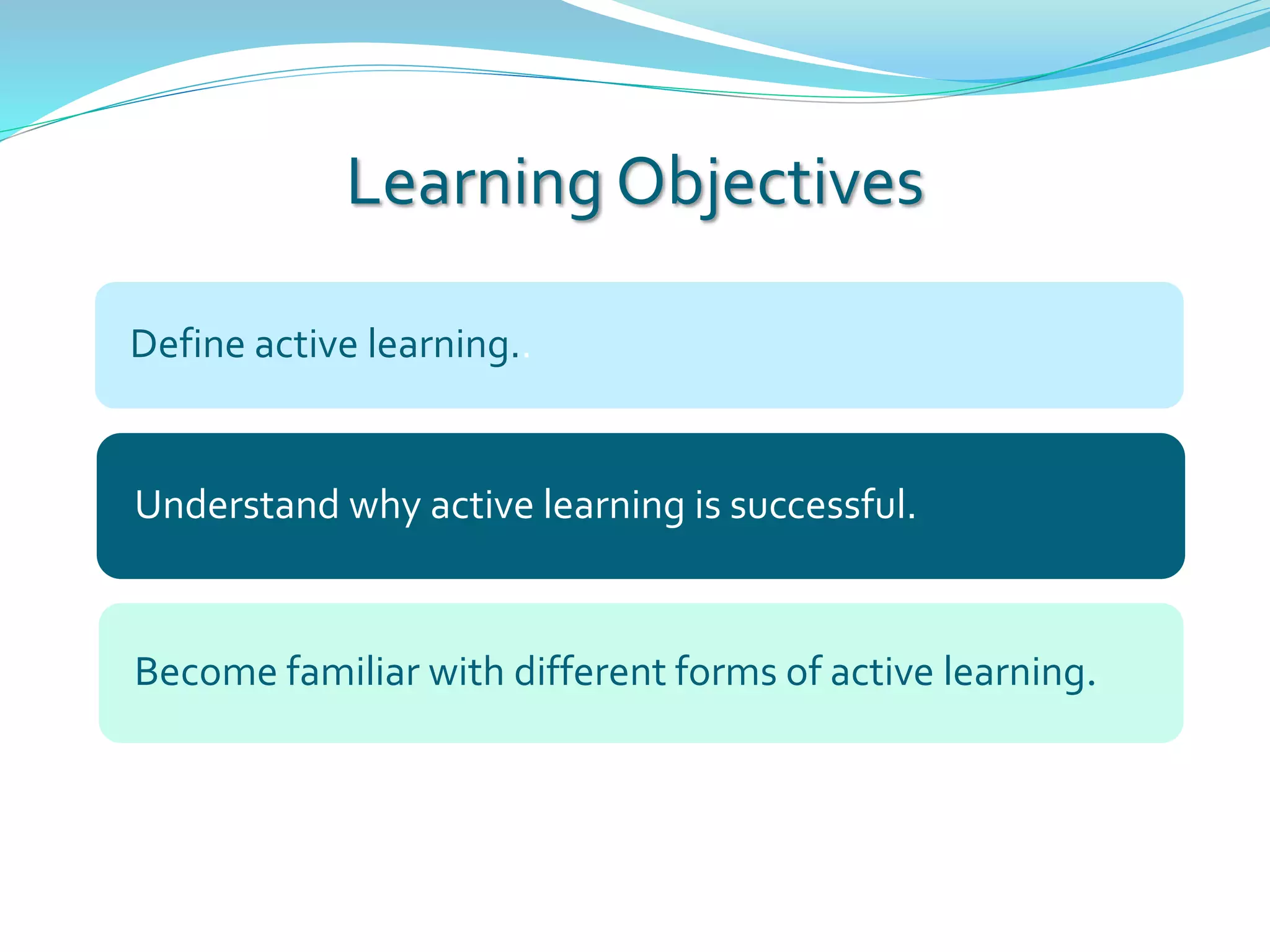 Promoting active learning in your teaching lecture | PPT