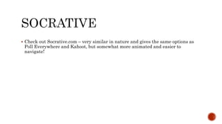 Promoting Active Learning Through Instant Feedback Technology Ppt