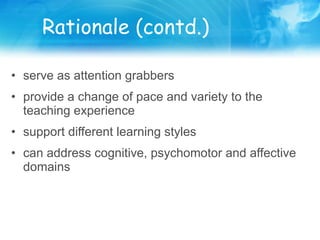 Promoting Active Learning Using Games | PPT