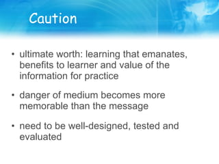 Promoting Active Learning Using Games | PPT