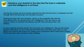 Promoting a growth mind set classroom | PPT