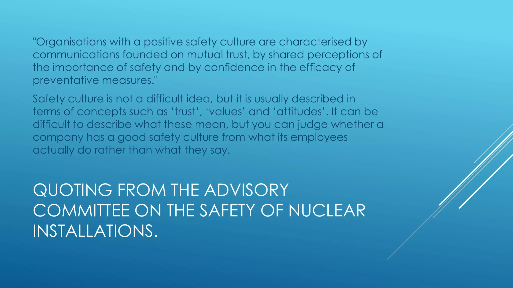 Promoting a positive health and safety culture | PPTX