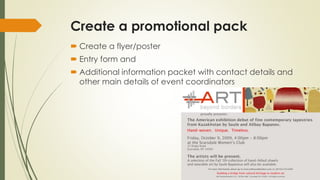 Promoting art exhibition | PPTX | Prom | Personal Celebrations & Life ...