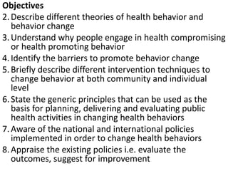 Promoting behaviour change | PPT
