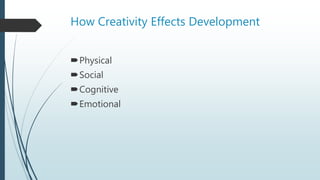Promoting creativity in the classroom ppt presentation | PPTX