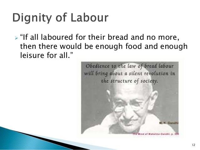 Promoting Dignity of Labour ppt