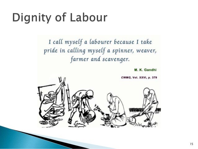 Promoting Dignity of Labour ppt