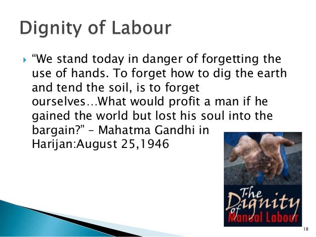 Promoting Dignity of Labour ppt