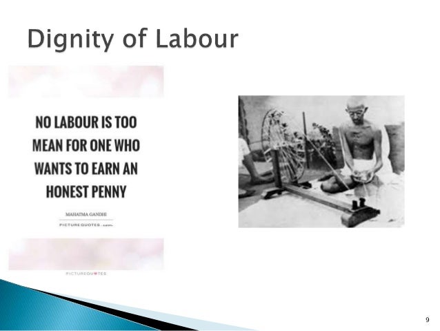 Promoting Dignity of Labour ppt