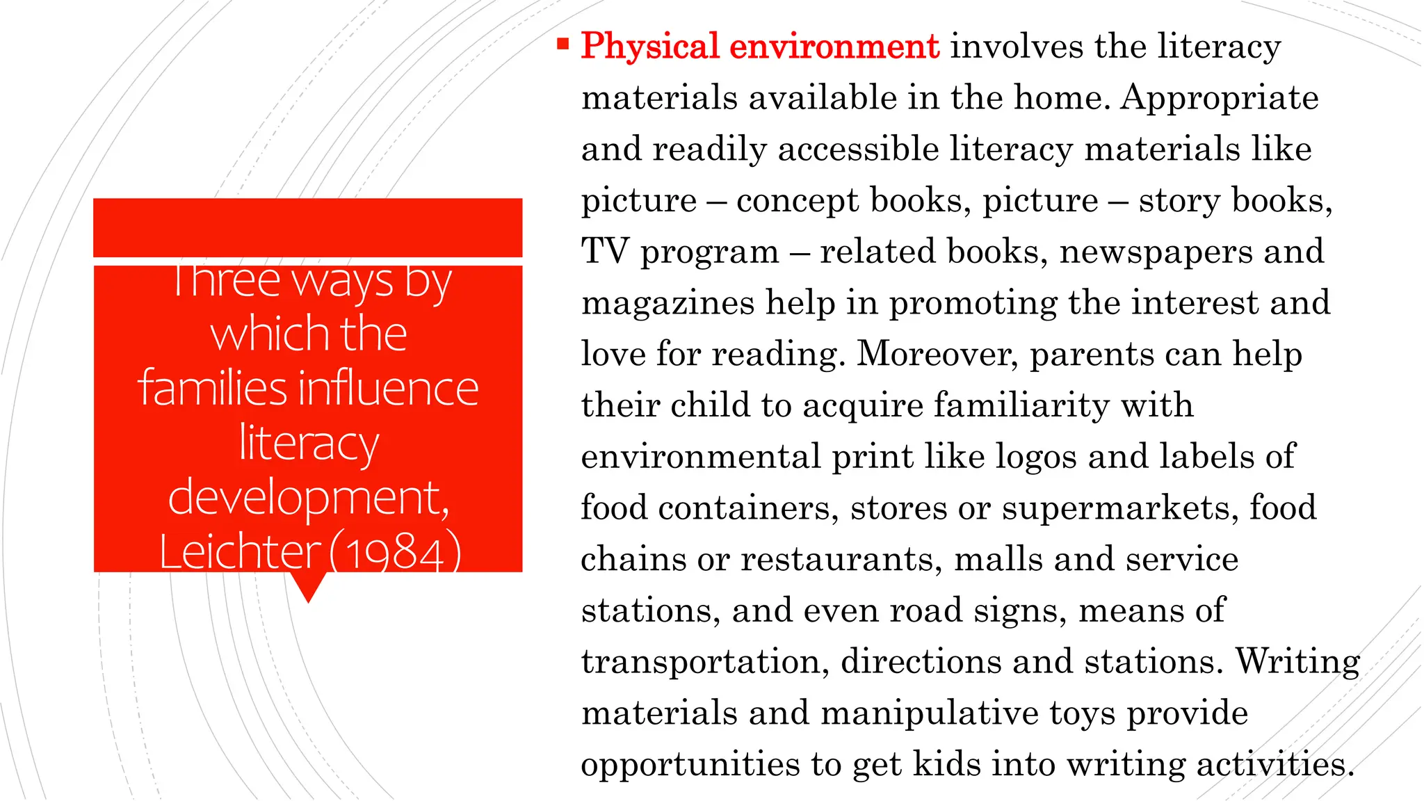 Promoting Early Literacy Education (ppt) | PPTX