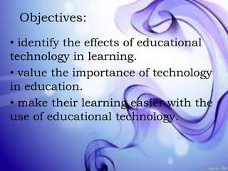 Promoting educational technology to improve student achievement | PPTX