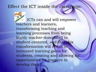 Promoting educational technology to improve student achievement | PPT