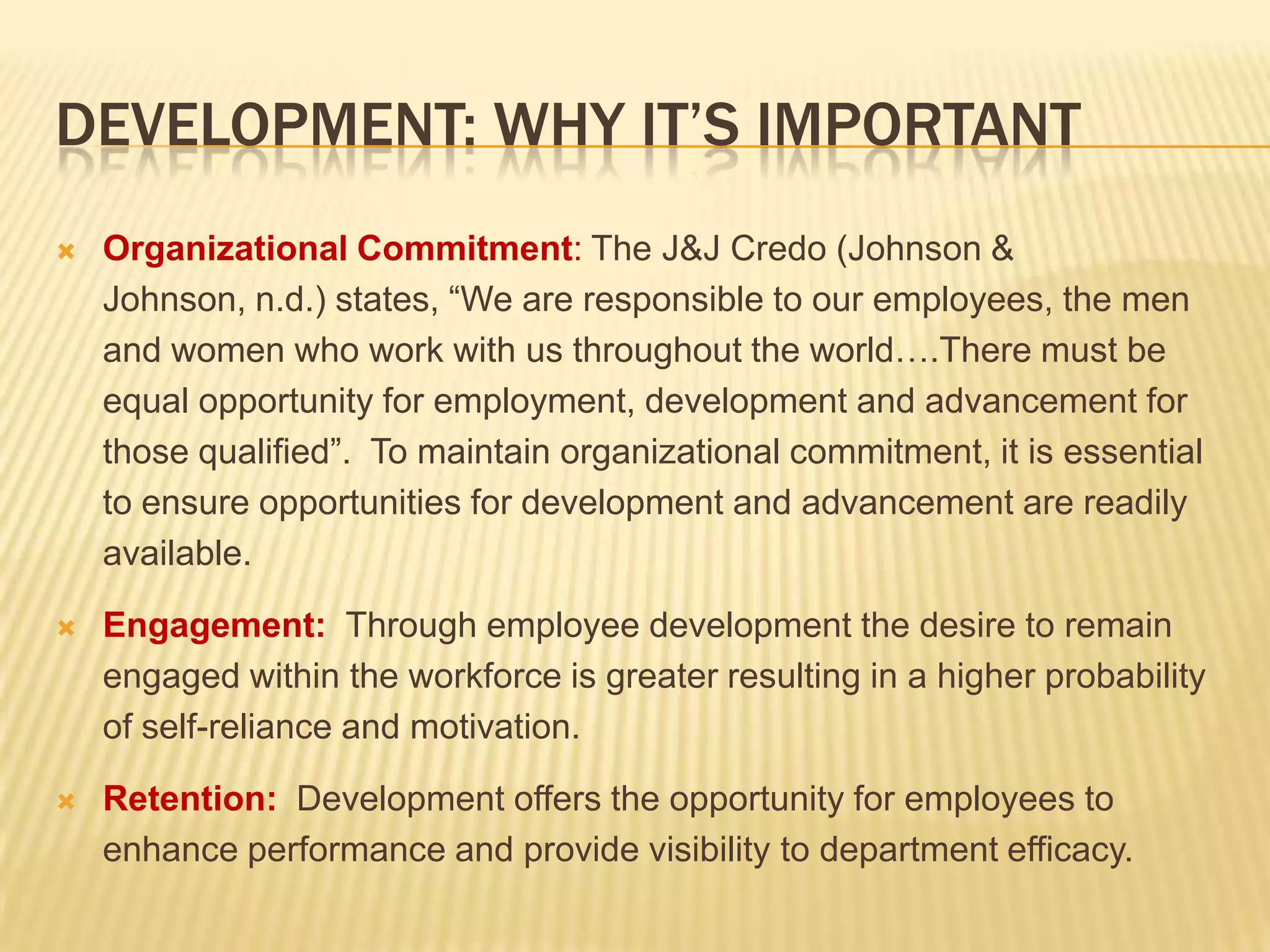 Promoting Employee Development | PPSX