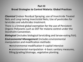 Promoting environmental manipulation for malaria control.2015
