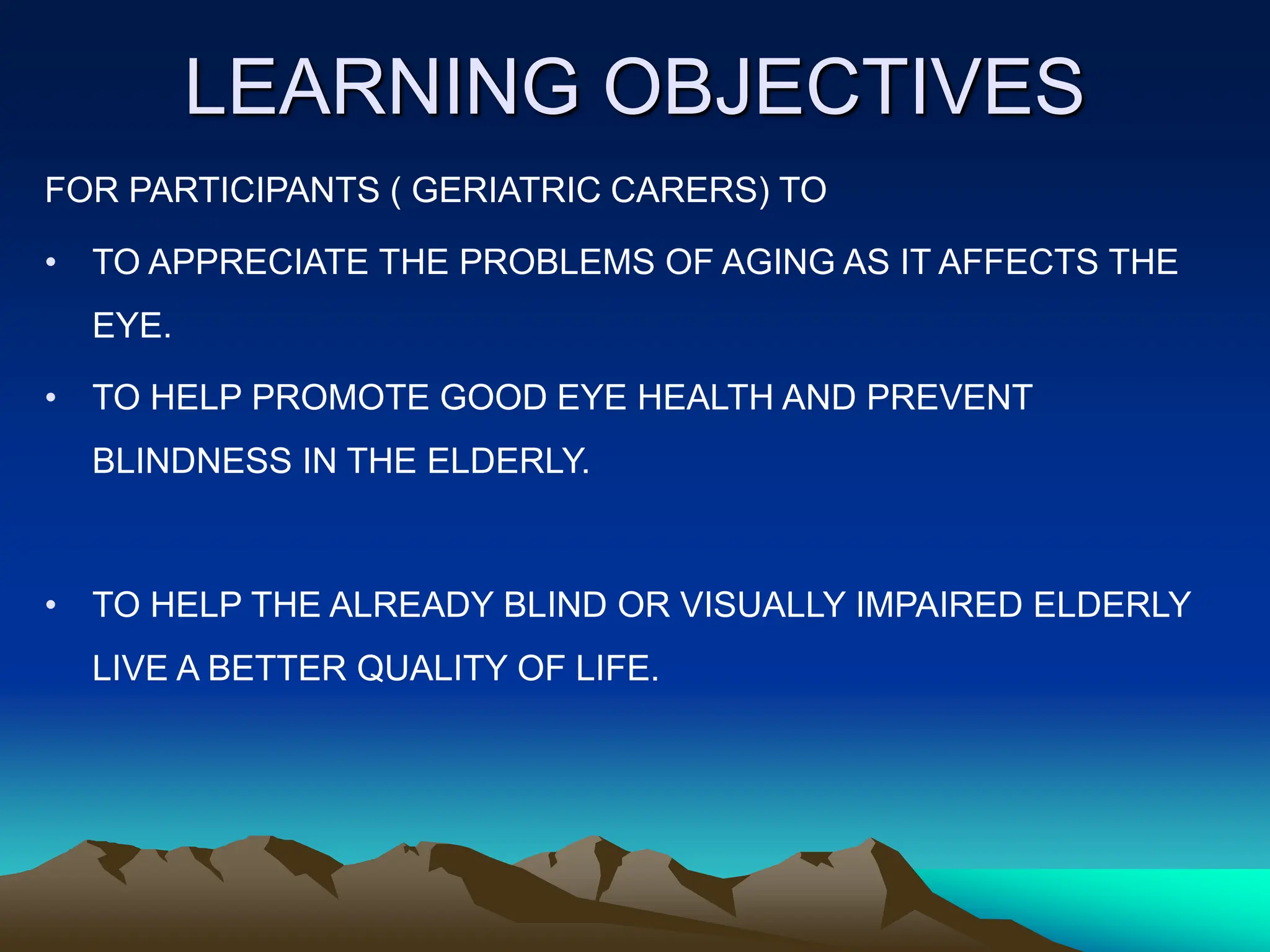 Promoting eye health for Elderly 1.ppt