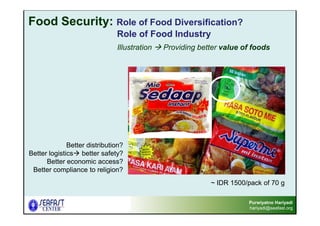 Promoting Food Diversification in Asia Pacific 2012 | PDF