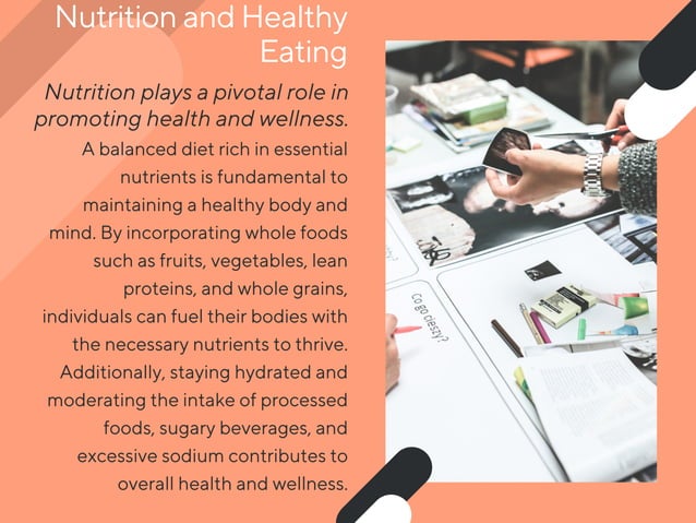 Promoting Health and Wellness: Strategies for a Healthier Lifestyle | PDF