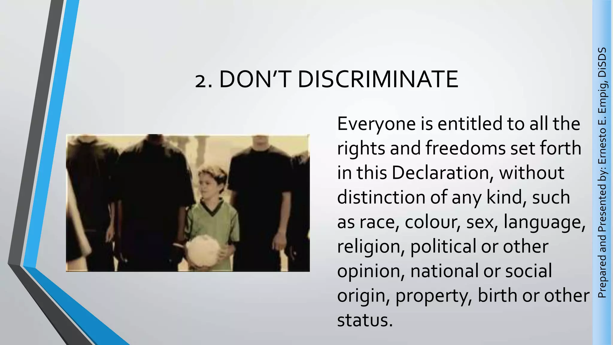 Promoting human rights and responsibilities | PPTX