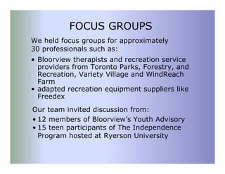 Promoting Inclusive Recreation for People with Disabilities | PDF