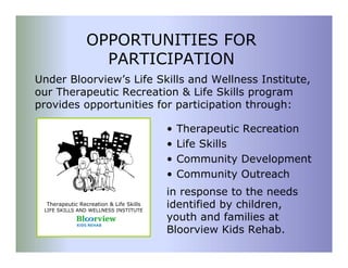 Promoting Inclusive Recreation for People with Disabilities | PDF
