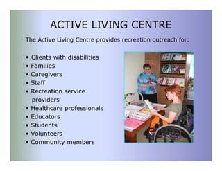 Promoting Inclusive Recreation for People with Disabilities | PDF