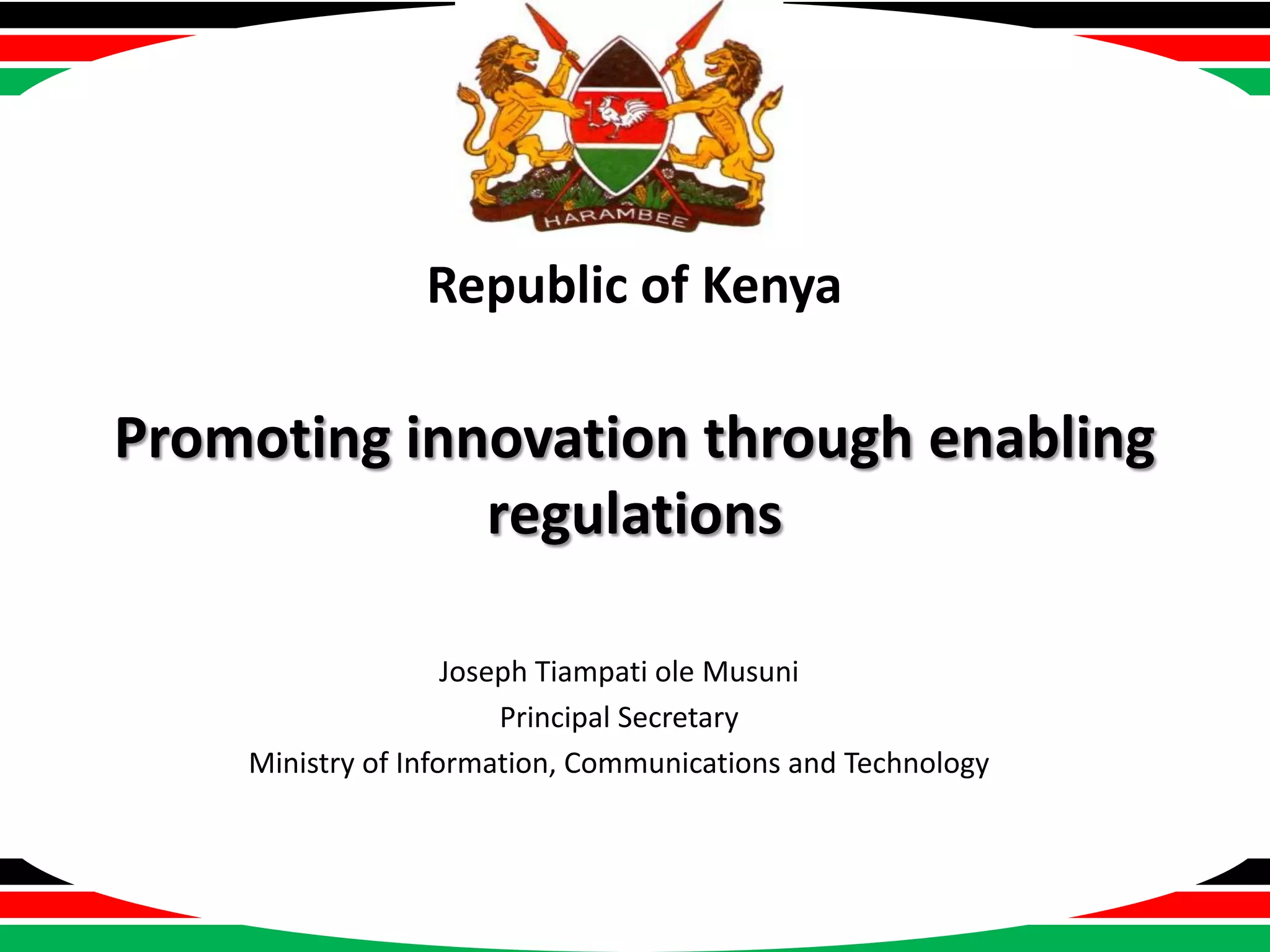 Promoting innovation through enabling regulations | PDF