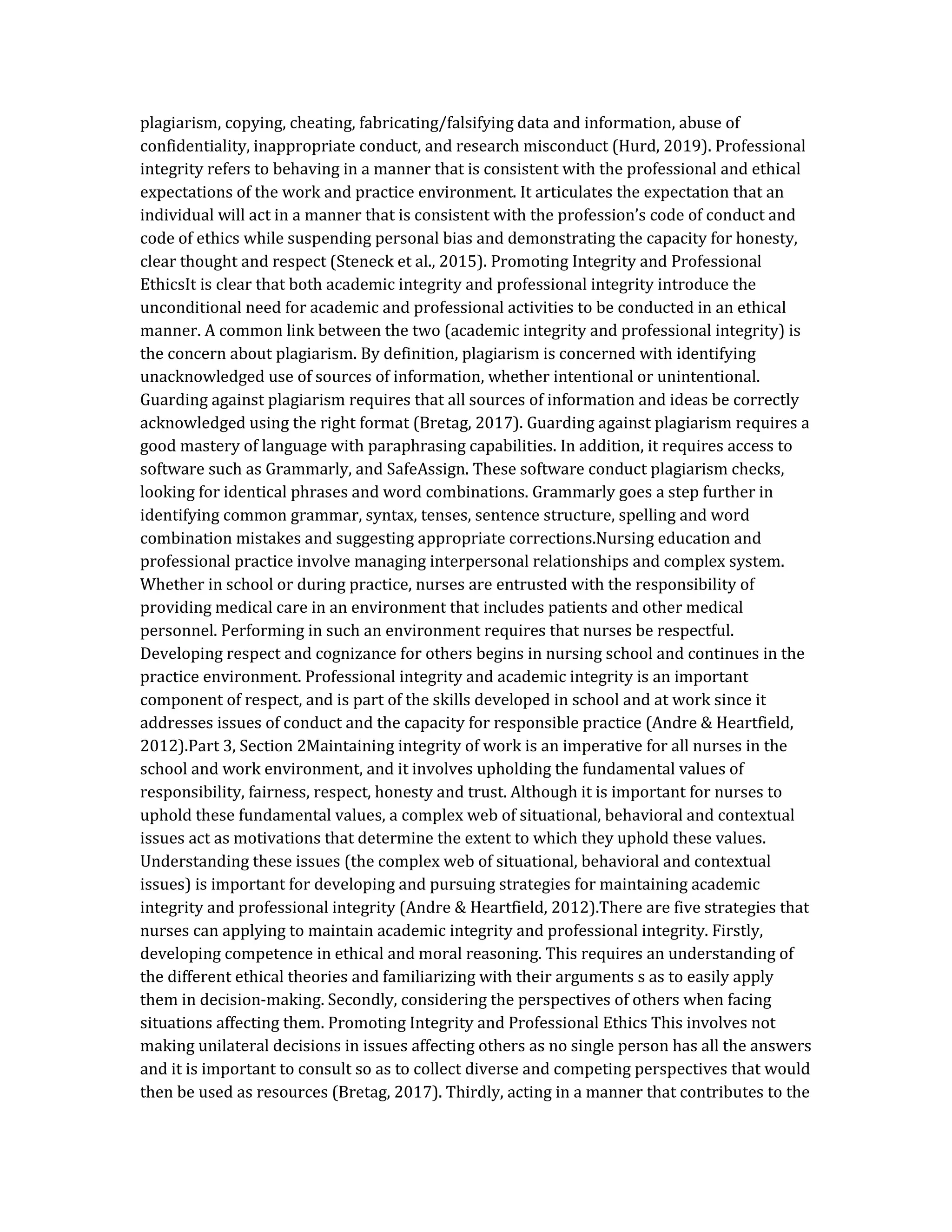 Promoting Integrity and Professional Ethics.docx