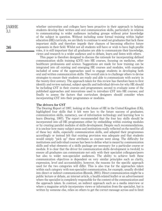 Promoting knowledge and understanding in society | PDF