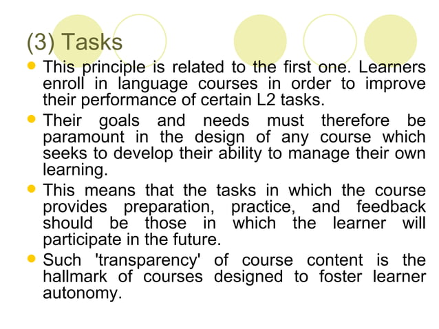 Promoting learner autonomy through the curriculum | PPT | Educational ...