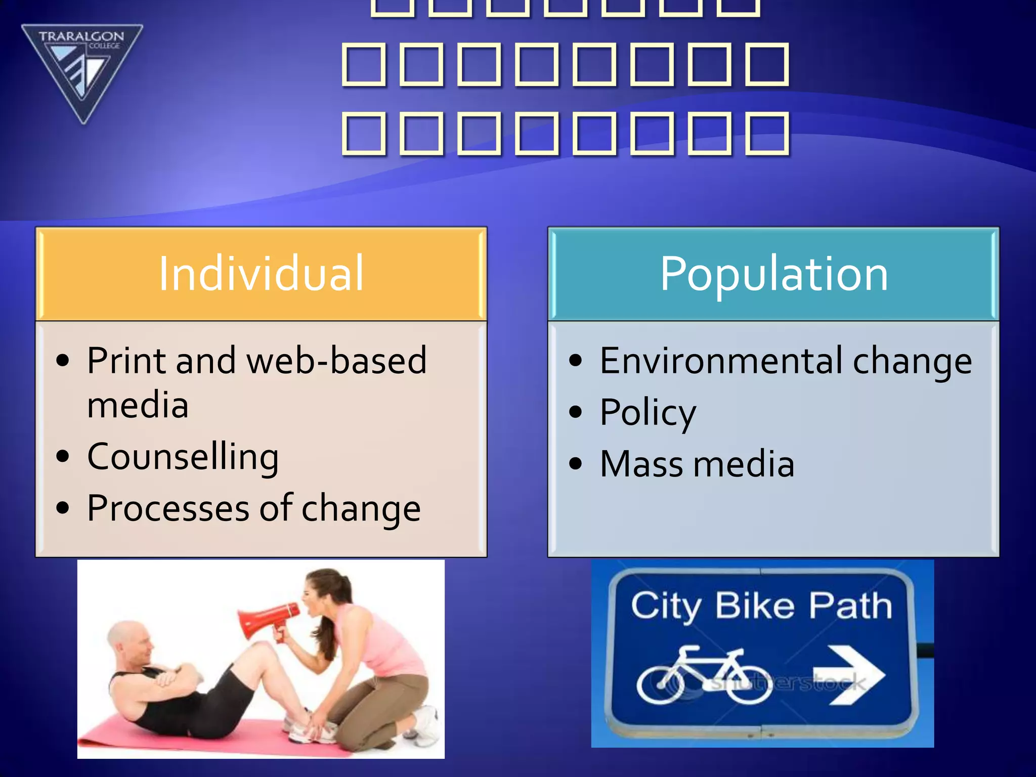 Promoting physical activity | PPT