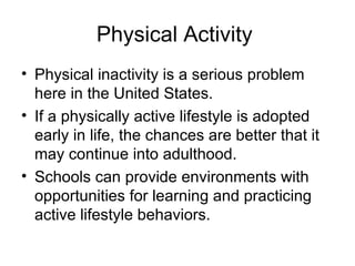 Promoting Physical Activity In School | PPT | Fitness and Exercise ...