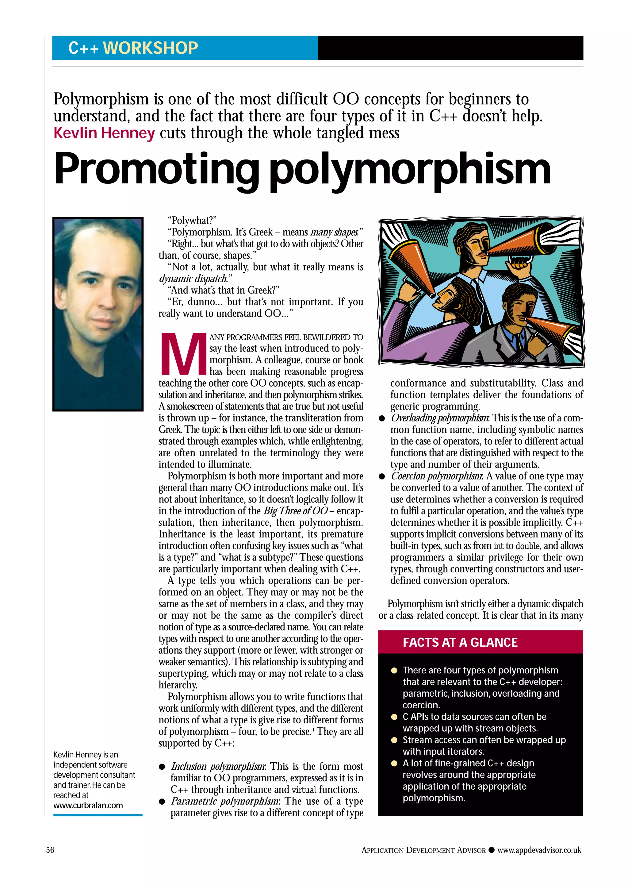 Promoting Polymorphism | PDF | Programming Languages | Computing