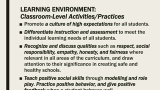 Promoting positive classroom environment in public schools.pptx haluban ...
