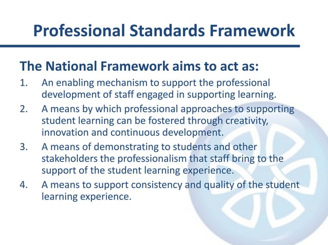 Promoting Professional Standards in Higher Education | PPT