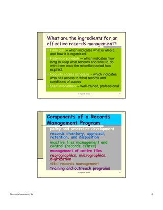 Promoting records management in government | PDF