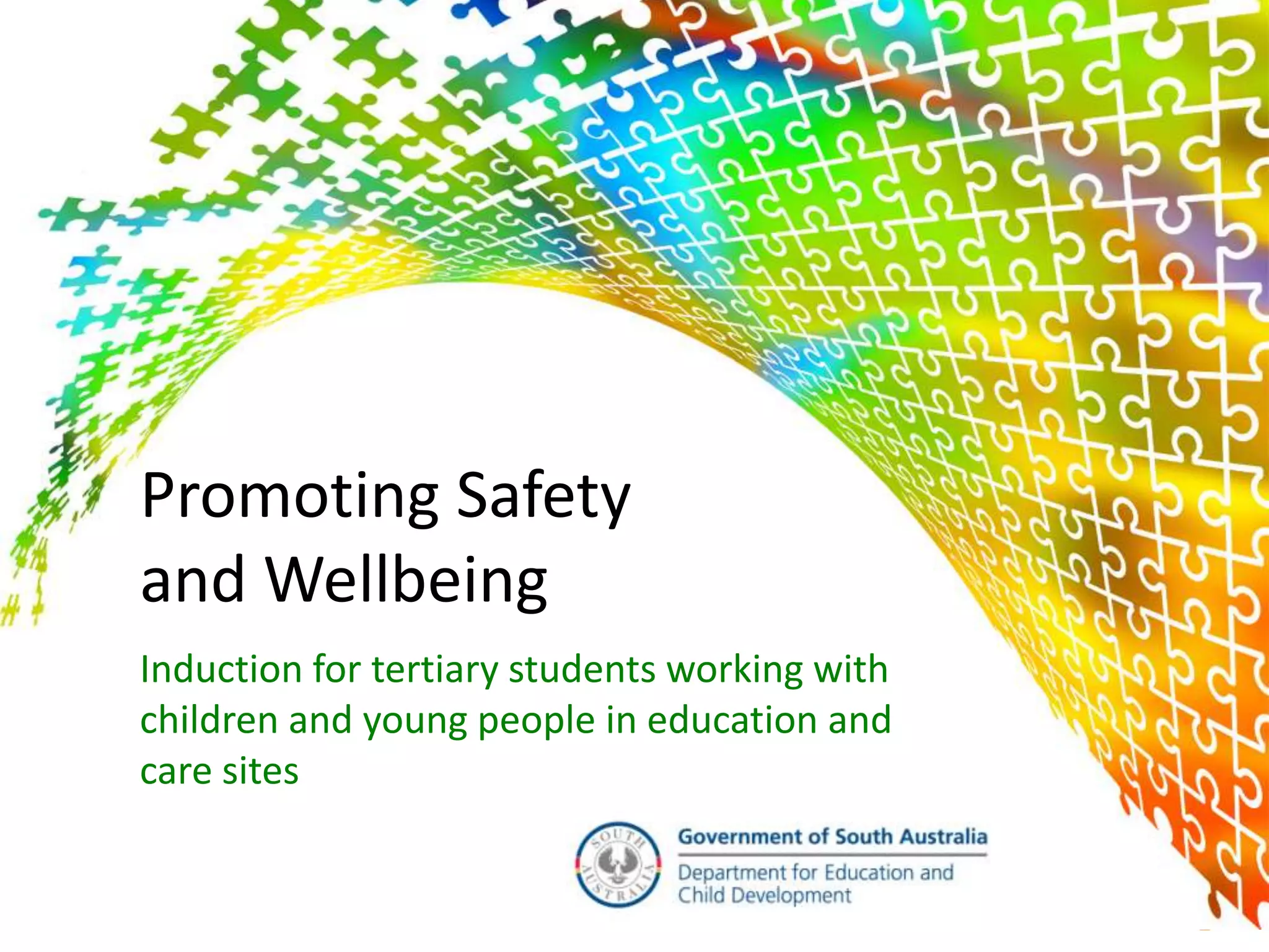 Promoting Child Safety and Wellbeing - DECD | PPT