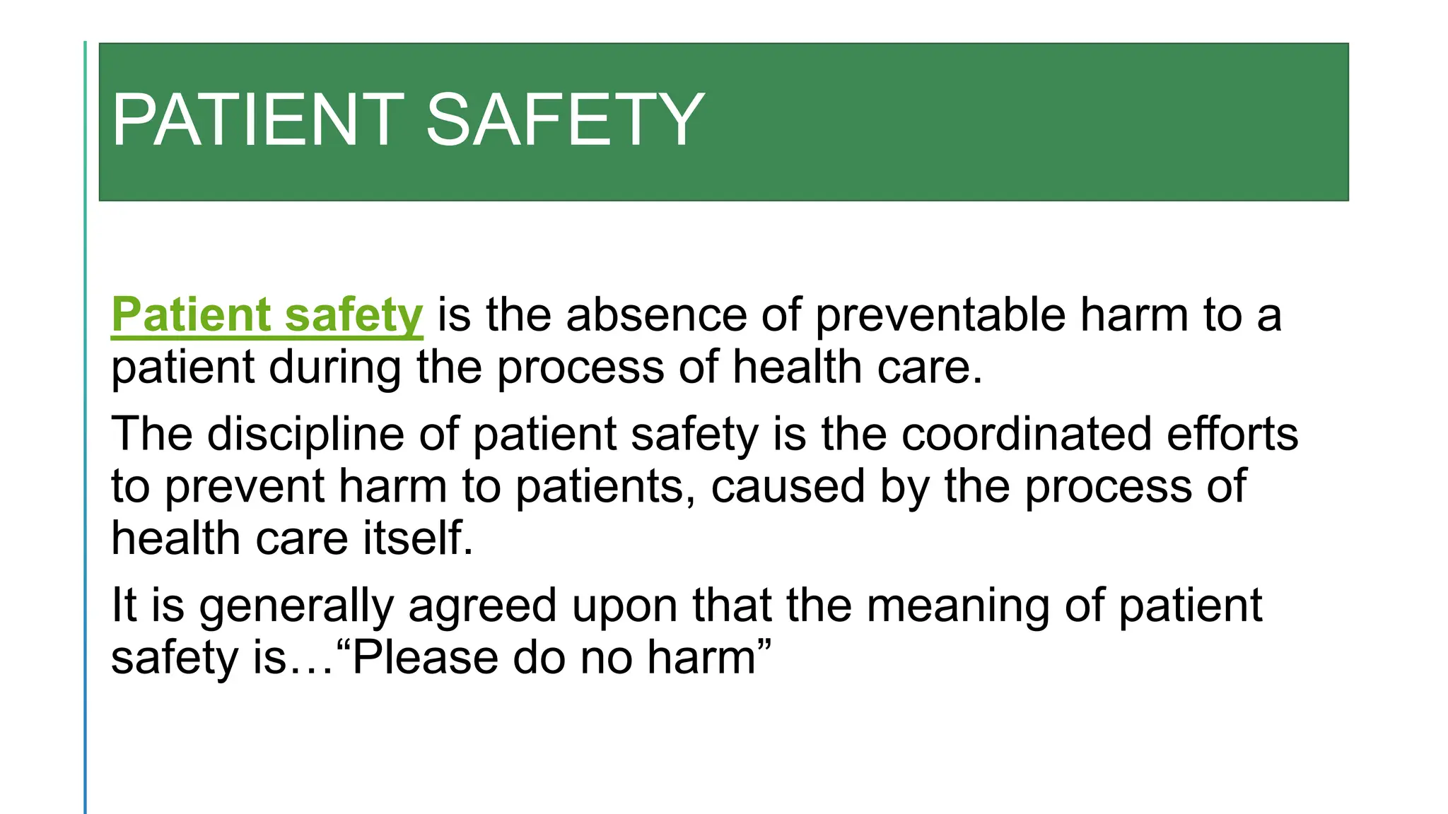 PROMOTING SAFETY IN HEALTH CARE ENVIRONMENT.pptx