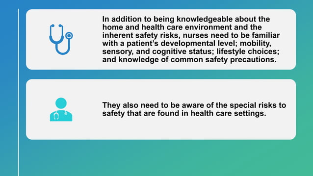 PROMOTING SAFETY IN HEALTH CARE ENVIRONMENT.pptx | Eldercare | Family ...
