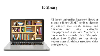 Promoting sbmt abroad | PPT