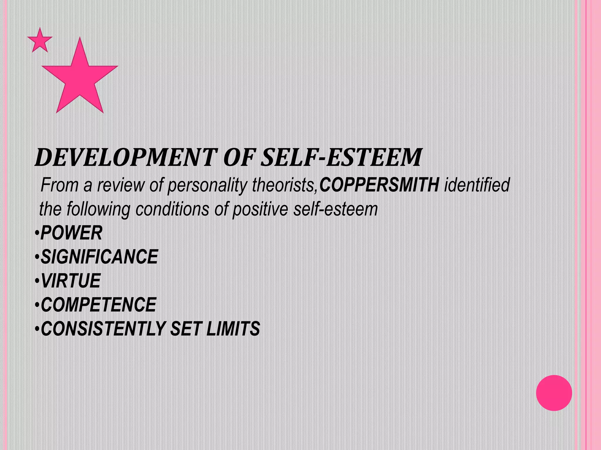 Promoting self esteem and self ideas | PPTX